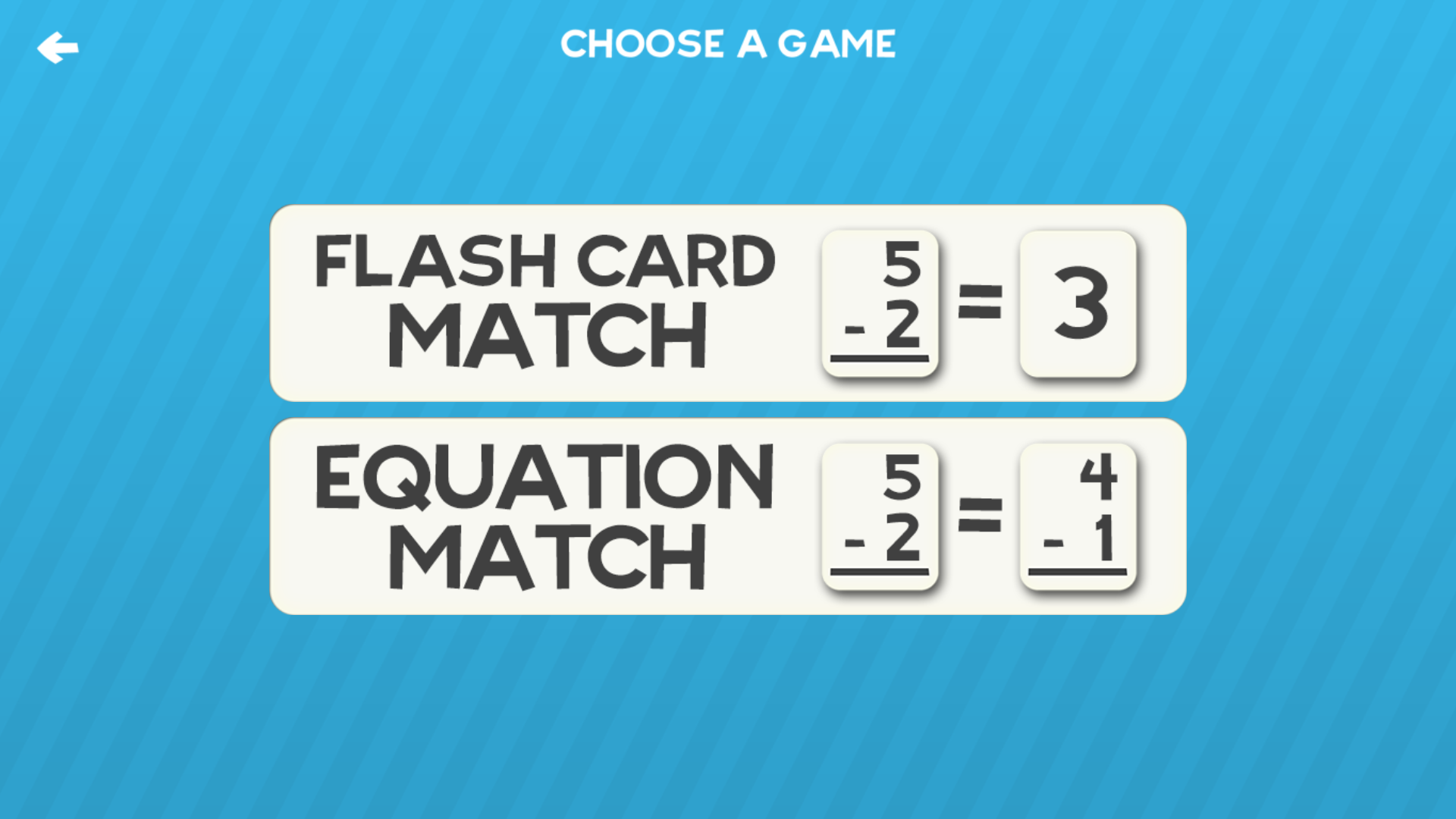 Subtraction Flashcard Match Games for Kids in Kindergarten, 1st and 2nd ...