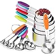Amazon.com: U-Taste 12 Piece Measuring Cups and Spoons Set in 18/8 ...