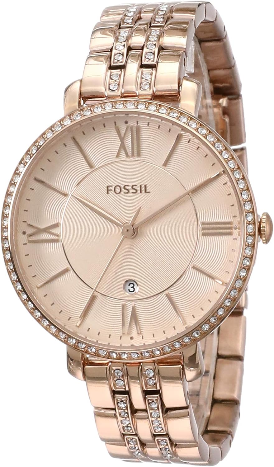 Buy Fossil Jacqueline Analog Rose Gold Dial Women's Watch - ES3546 at Amazon.in