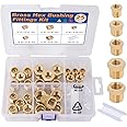 Amazon.com: KOOTANS 25PCS Brass Hex Bushing Kit Brass Fittings Assortment 1/4" to 1/8", 3/8" to ...