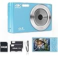Amazon.com : Digital Camera for Teens, FHD 4K 44MP Digital Camera Blue ...