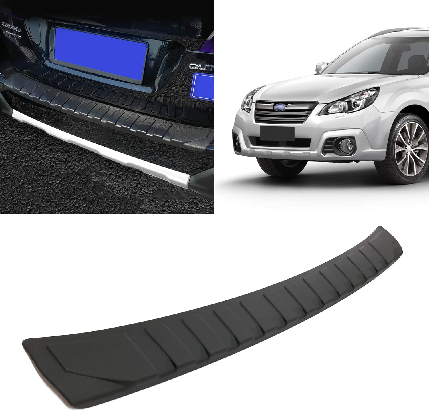 Toryea Rear Bumper Sill Cover Guard Plate Protector Compatible with ...