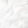 Amazon.com: Faux Fur Fabric Shaggy Craft Fur White Fur for Crafts ...