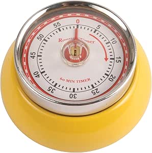 Amazon.com: Kikkerland Magnetic Kitchen Timer, Yellow: Kitchen & Dining
