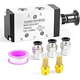 Amazon.com: TAILONZ PNEUMATIC 1/4"NPT 5 Way 2 Position Spring Reset Air Hand Lever Operated ...