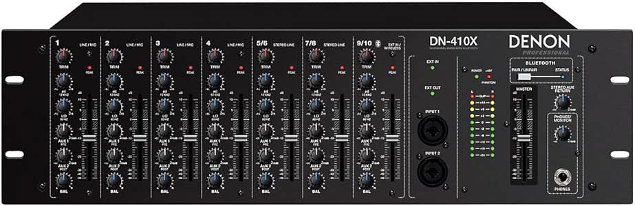 Amazon.com: Denon DENON DN 410X 10 CHANNEL RACK MOUNT MIXER: Musical ...