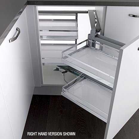 Kessebohmer Magic Corner Pull Out Storage Shelving 900/1000mm: Amazon ...