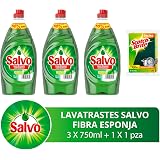 Salvo Lavatrastes Líquido Limón, 750 ml: Amazon.com.mx: Salud, Belleza ...