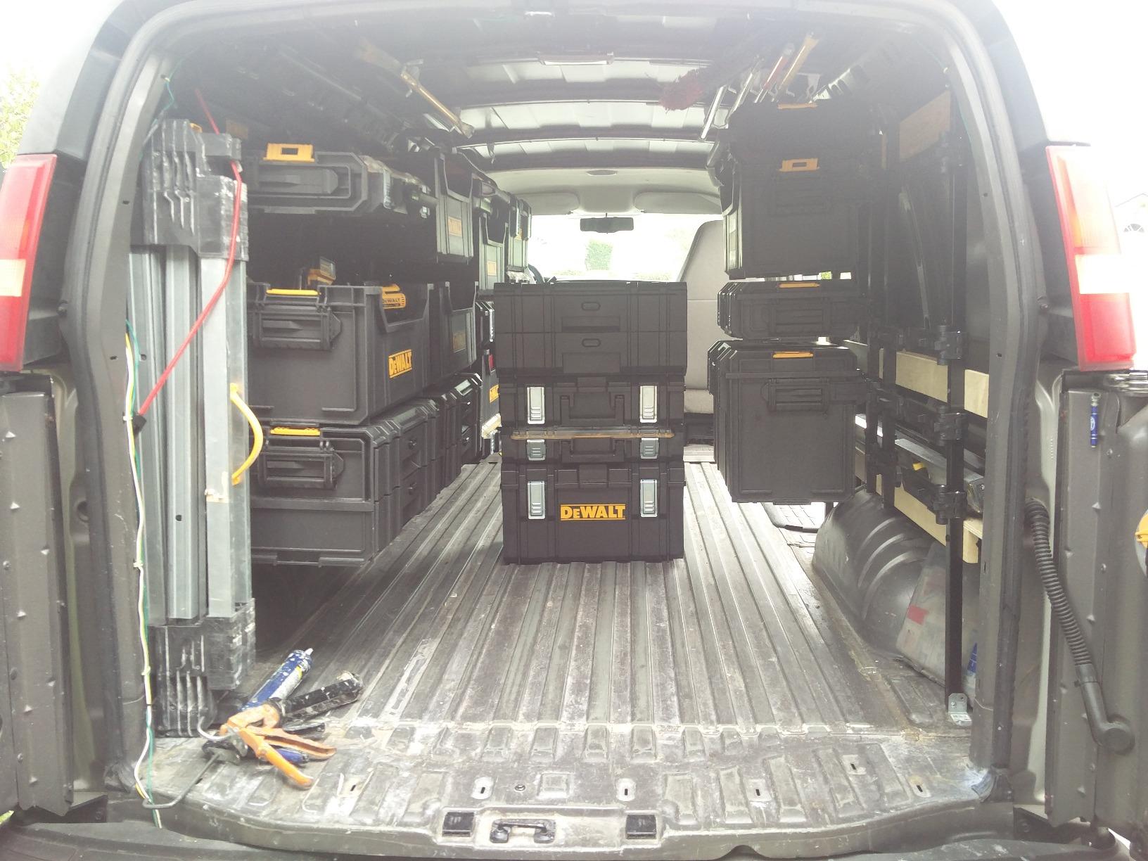$41/mo - Finance DEWALT ToughSystem Van Racking System, Low (DWST08240 ...