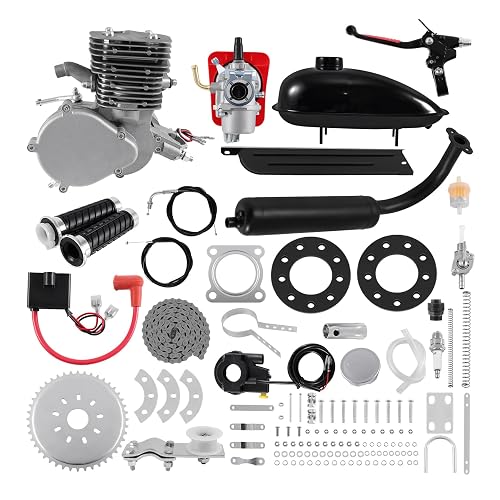 Sange 2 Stroke Pedal Cycle Petrol Gas Motor Conversion Kit Air Cooling ...