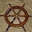 Amazon.com: 18" Ship Wheel Wooden: Pirate Boat Nautical Fishing: Home ...