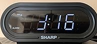 Amazon.com: Sharp Digital Alarm with AccuSet - Automatic Smart Clock ...
