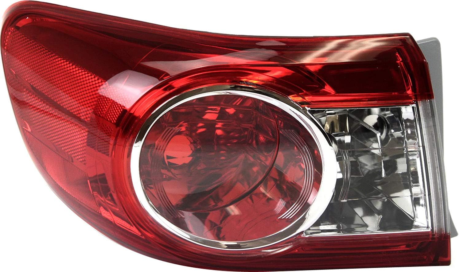 Amazon.com: Tail Light for TOYOTA COROLLA 2011-2013 LH Lens and Housing ...