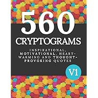 560 Cryptograms: Great Cryptoquip Puzzle Book For Adults and Smart Kids ...