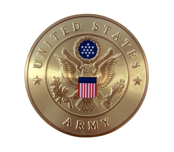 Amazon.com: United States Army Military Metal Auto Decal Emblem, 2 Inch ...