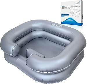 Amazon.com: CIRCA AIR Inflatable Hair Washing Basin For Bedridden ...