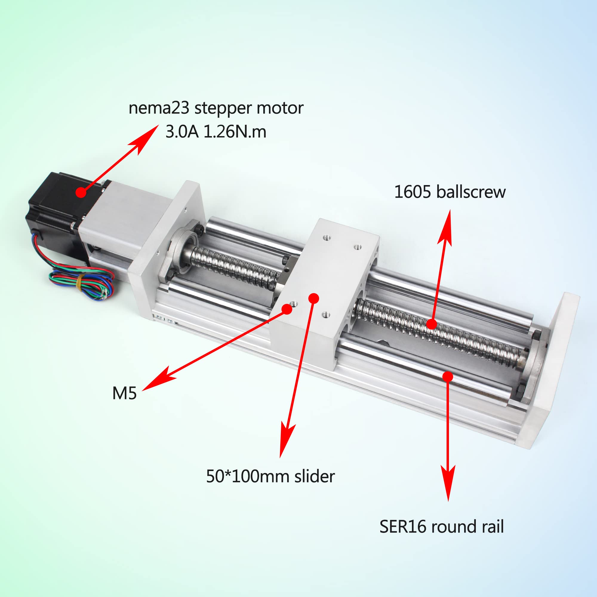 Mua RATTMMOTOR ZBX100-300mm Stroke CNC Linear Stage Motion Actuator, Double Optical Axis X Y Z ...