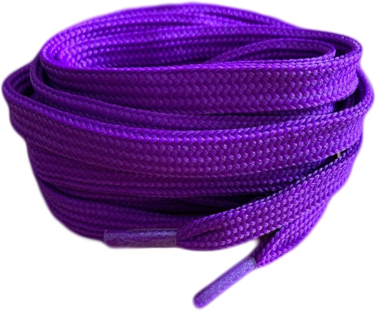 120cm / 47" Purple Smart Laces® Flat Trainer Shoe laces ideal ...