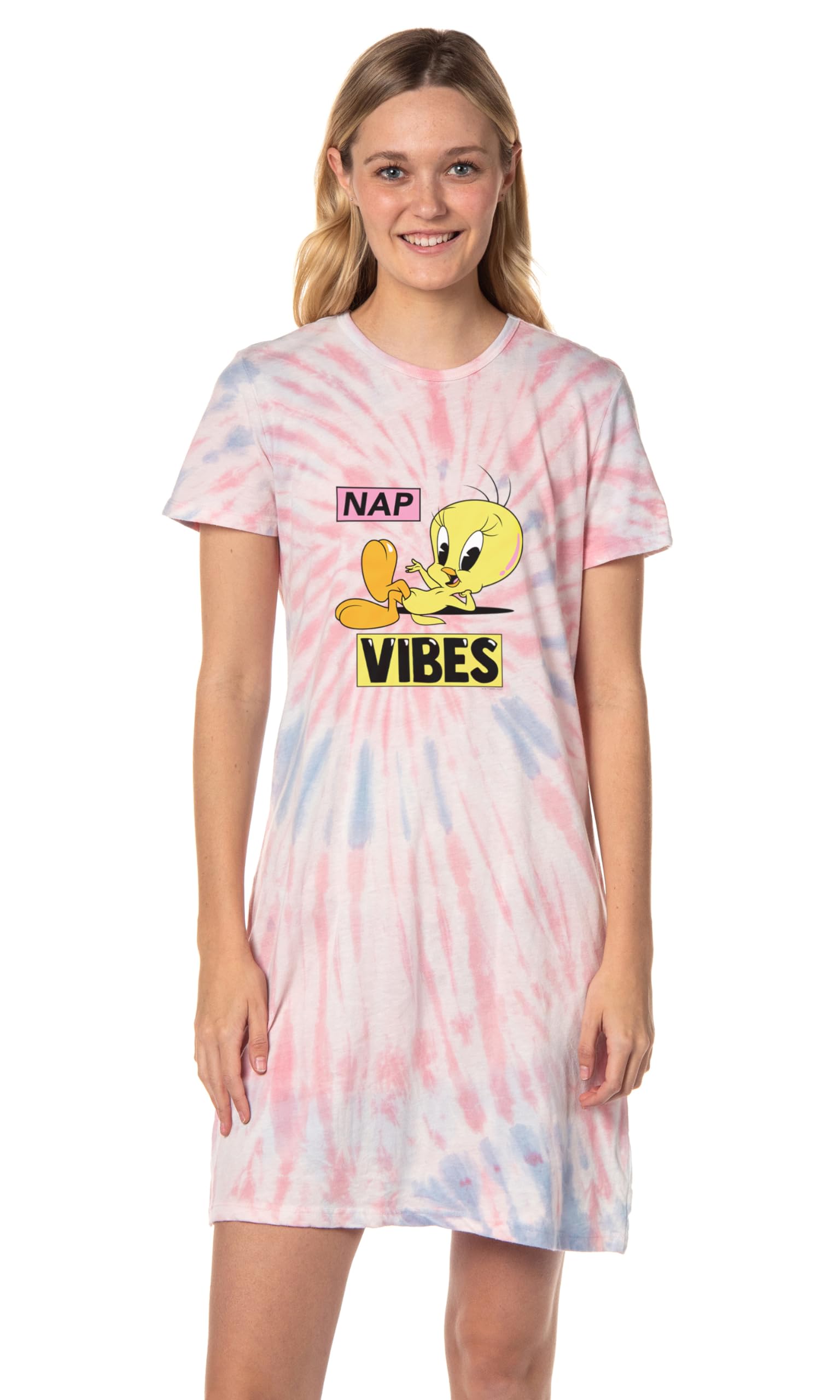 INTIMO Looney Tunes Women's Tweety Bird Nap Vibes Nightgown Sleep ...
