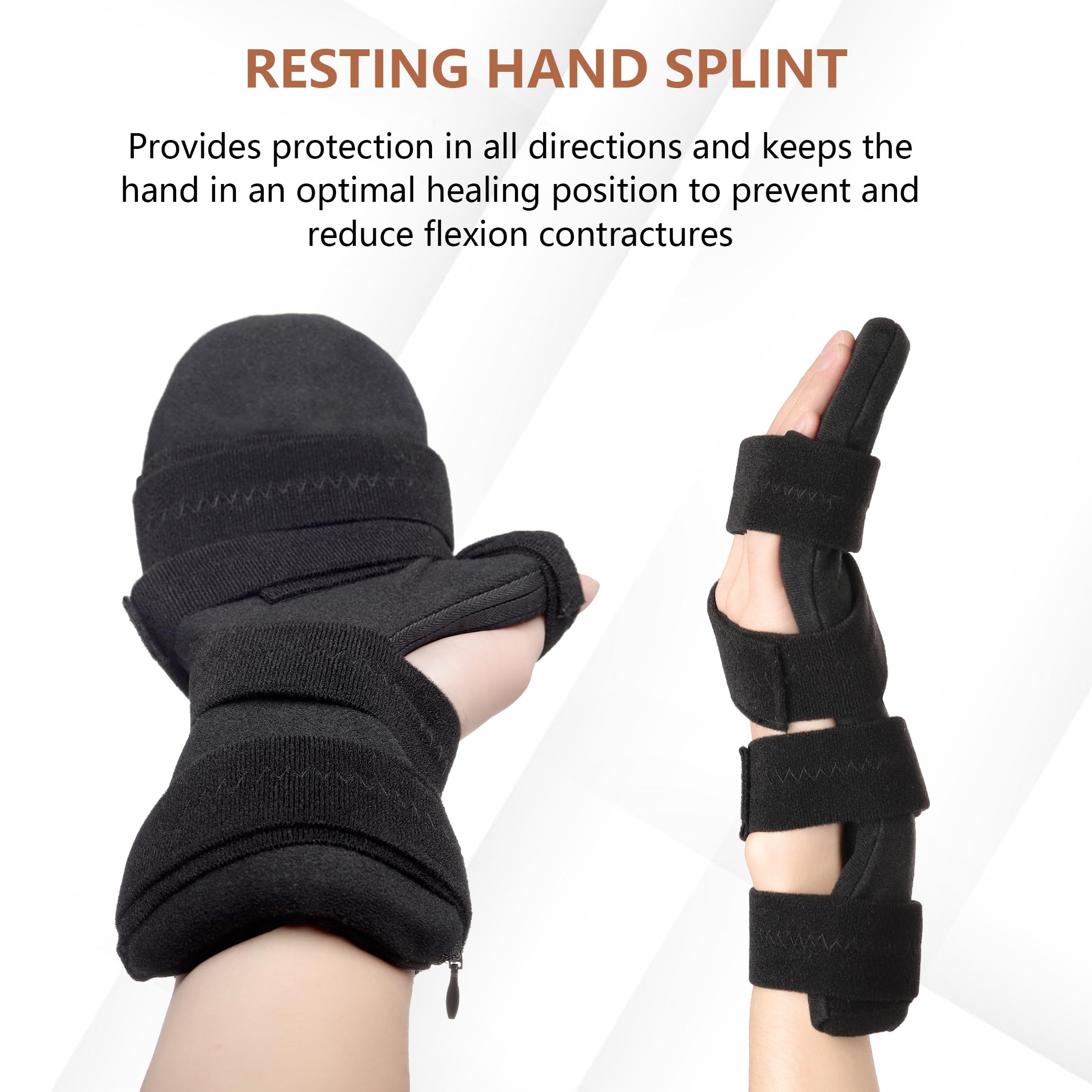 Mua Resting Hand Brace, Soft Stroke Hand Splint Night Support for ...