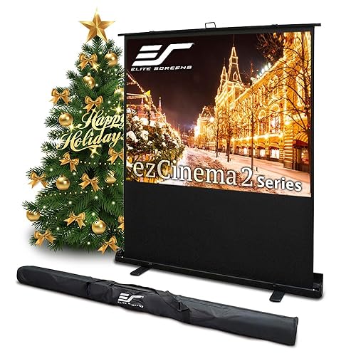 Elite Screens ezCinema 2, 120-inch 4:3 Aspect Ratio Portable Manual ...