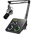 Amazon.com: MAONO USB Audio Interface for PC and XLR/USB Dynamic Microphone: Interface with XLR ...