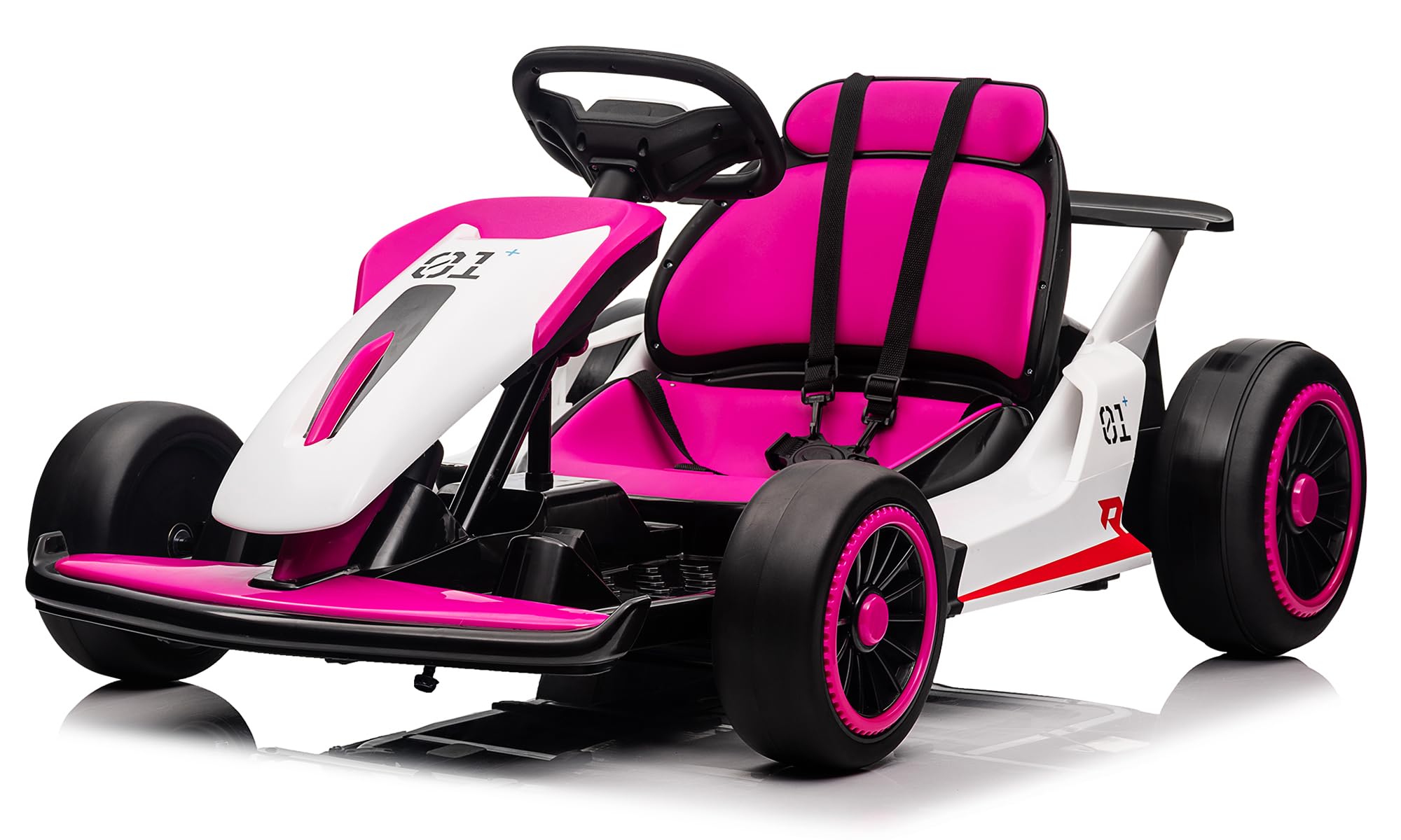 GarveeLife Kids’ Ride On Race Car Toy,24V Ride On Go Kart with Long ...