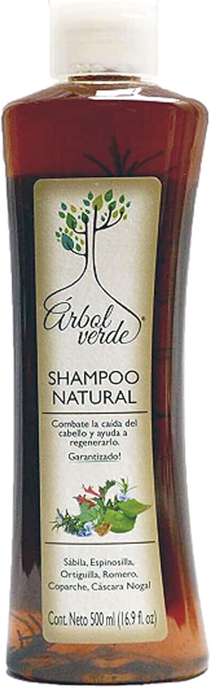 LIDERT Shampoo Natural Orgánico Árbol Verde Combate la Caída del ...