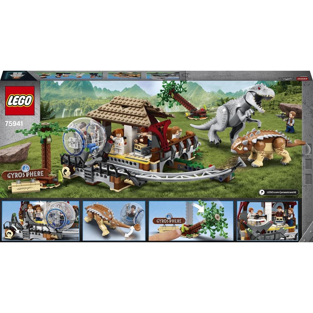 Mua Lego 75941 Jurassic World Indominus Rex vs. Ankylosaurus Gyrosphere ...