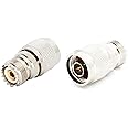 Amazon.com: Gtwoilt RF Adapter UHF/N-KJ M Female (UHF/SL16) to N-Type Male L16 Male to SL16 ...