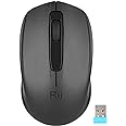 Amazon.com: Rii Wireless Noiseless Mouse,2.4G Portable Computer Mice ...