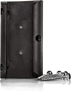 Deckorators Stair Rail Bracket Kit for Railings - Pack of 2 - Black ...