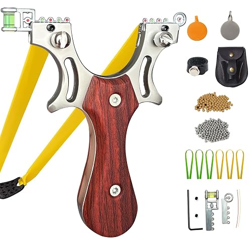 RCZZSUWE Slingshot, Hunting Sling Shot Set for Adults, Professional ...
