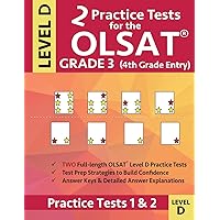Amazon.com: 2 Practice Tests for the OLSAT Grade 3 (4th Grade Entry ...