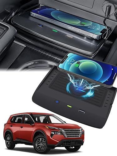 CarQiWireless Wireless Charger for Nissan Rogue 2025 2024 2023 2022 ...