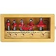Freud 89-152 6-Piece Round Over and Beading Router Bit Set, One Size ...