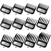 Amazon.com: Clipper Guards Set Fits for Most Wahl Clippers and Babyliss FX870, Clipper Guides ...