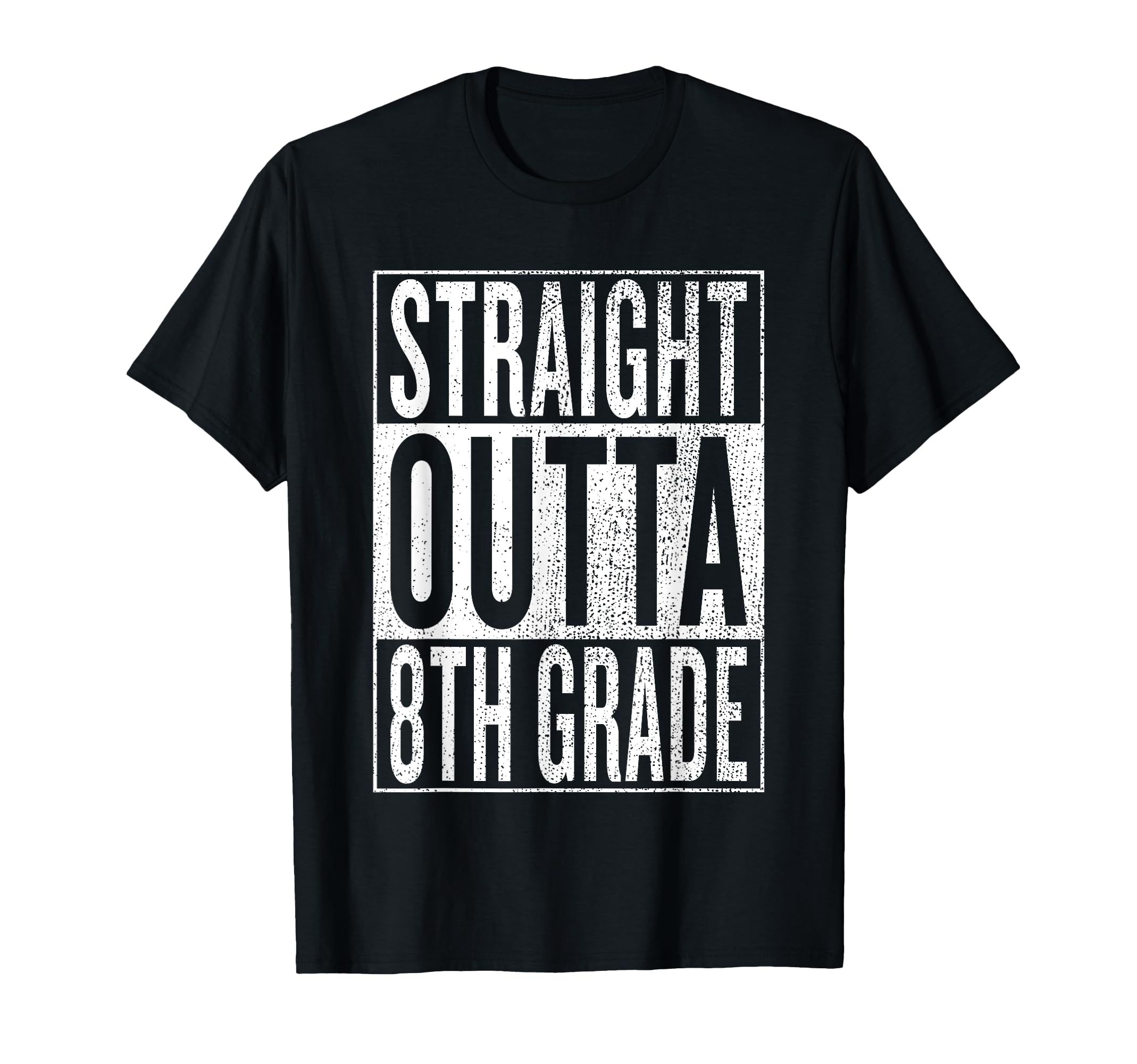 Straight Outta 8th Grade| Great Graduation Gift Shirt T-Shirt for sale ...