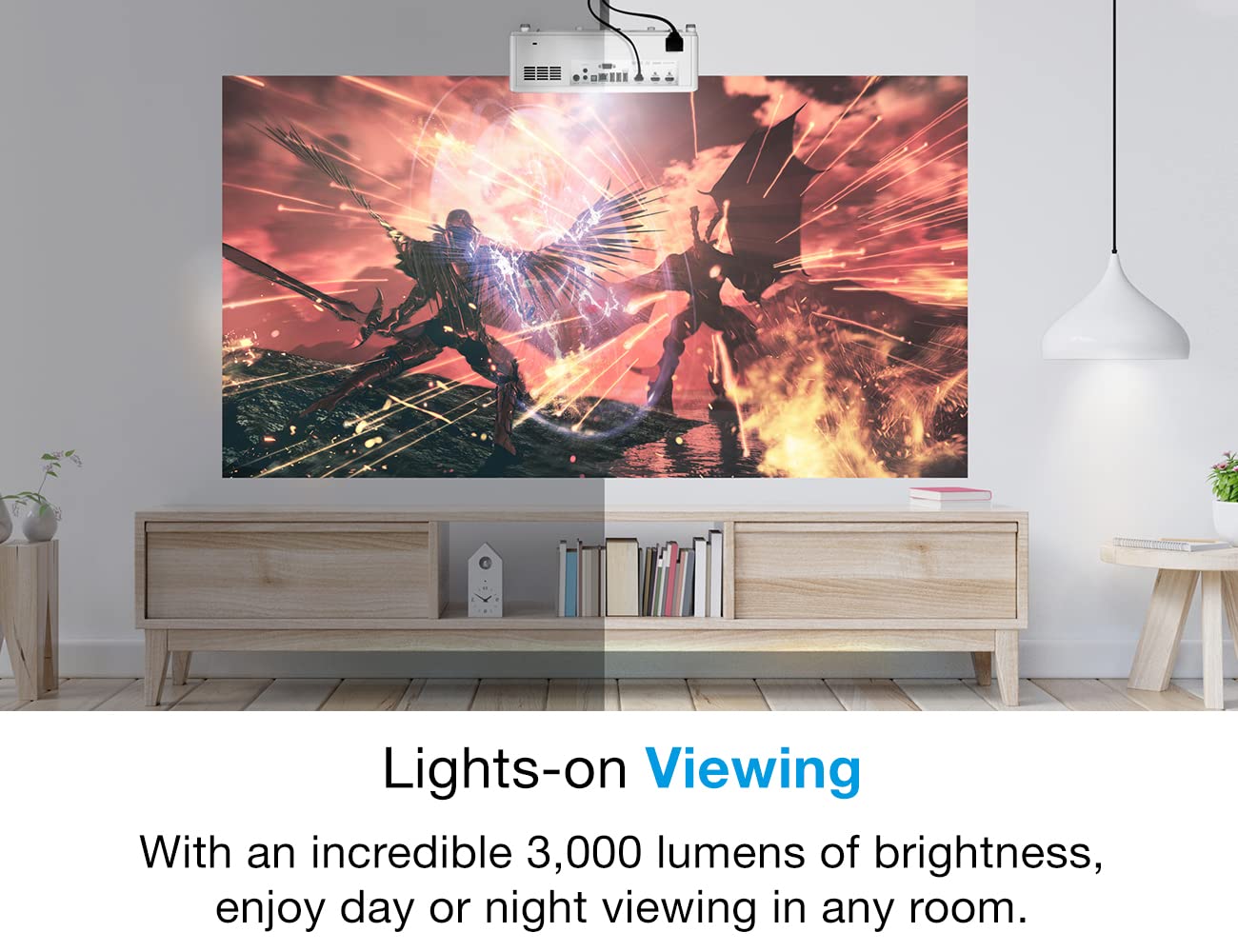 Mua Optoma UHZ50 Smart 4K UHD Laser Home Theater Projector | 3000 ...