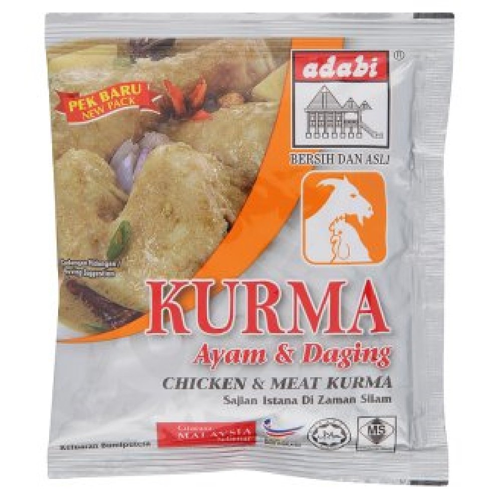 Buy Adabi Indian Powder 24g/26g/30g (628MART) (Chicken & Meat Kurma 24g ...