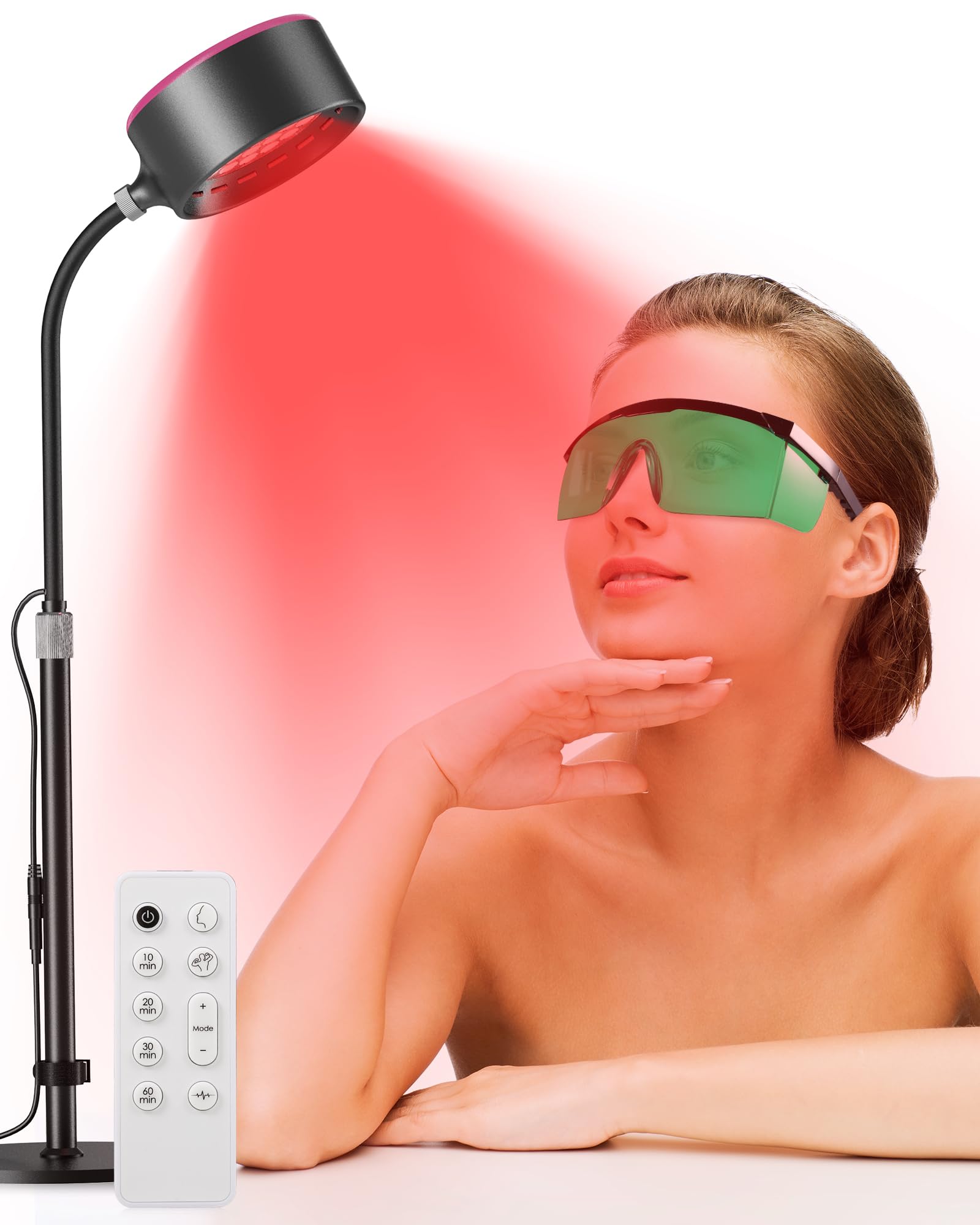 Infrared Light Therapy for Face Dual-Mode 660nm & 850nm Near Infrared ...