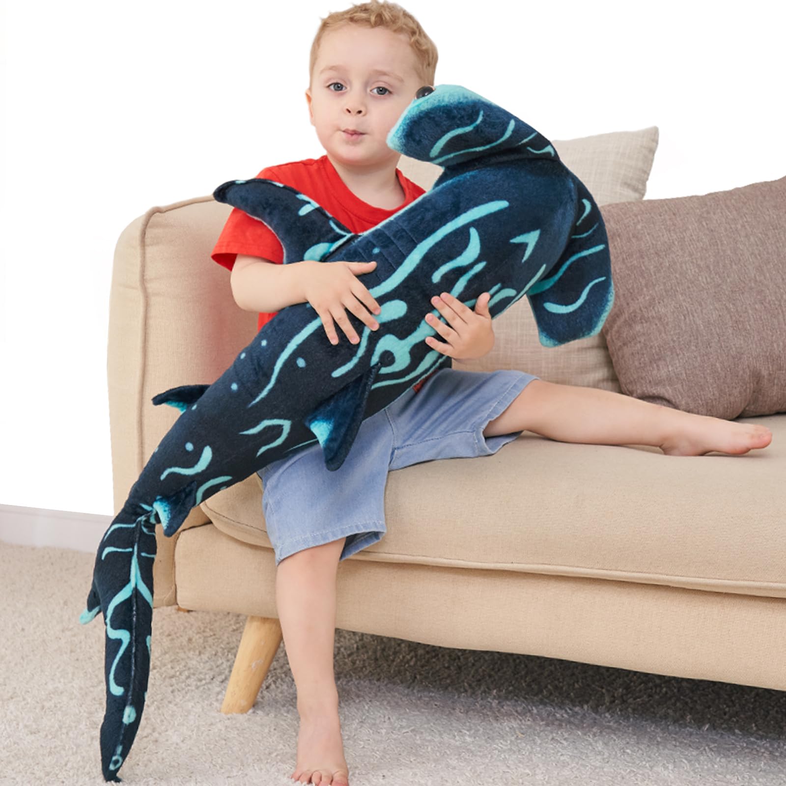 Mua 40 inch Hammerhead Shark Stuffed Animal Shark Plush Giant Stuffed ...
