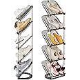 Amazon.com: Patinao 2 Pack Sloping Narrow Shoe Rack 5 Tiers - Free ...