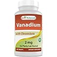 Amazon.com: Best Naturals Vanadium 2 mg with Chromium Polynicotinate ...