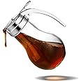 Amazon.com: 14 oz Glass Syrup Dispenser, No Drip Glass Syrup Bottle for ...