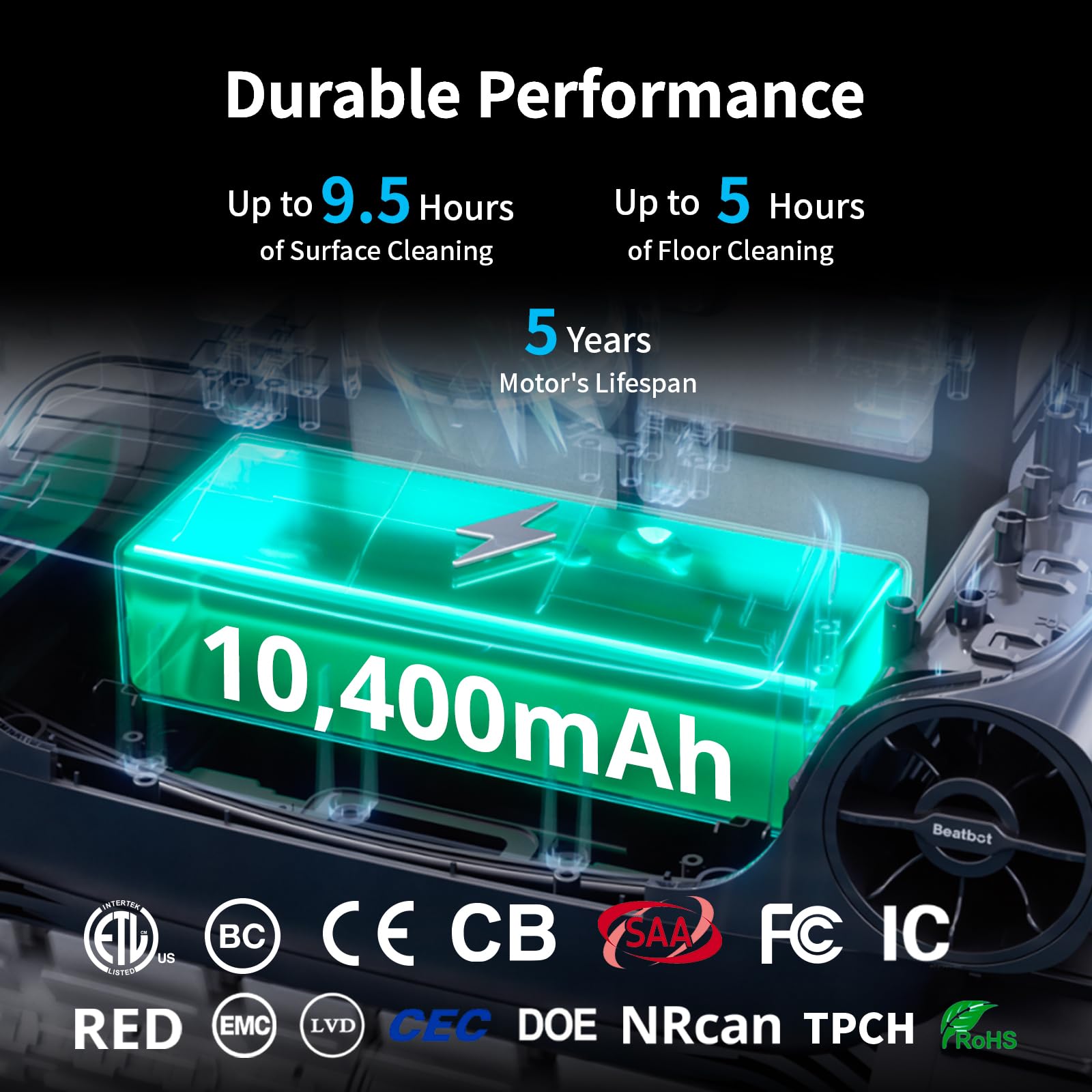 Mua Beatbot Aquasense Pro Cordless Robotic Pool Vacuum Cleaner with ...