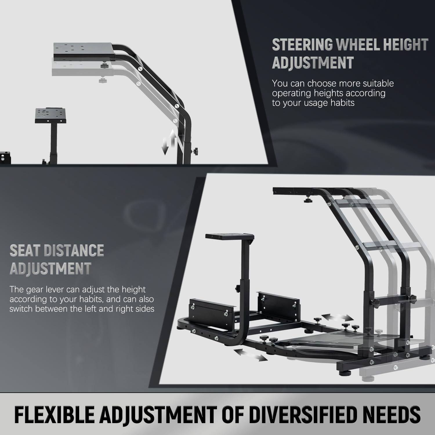 Mua Marada Standing Racing Simulator Cockpit Racing Wheel Stand Fit for ...