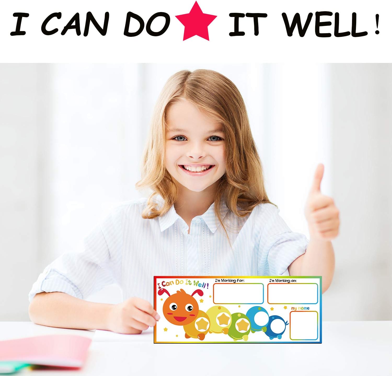 Early Learning Classroom Supplies 2 Caterpillar Token Board Reward and ...