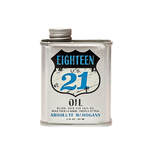 18.21 Man Made OIL - Beard, Hair & Skin - Absolute Mahogany, 2 oz. in ...