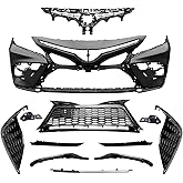 Amazon.com: Complete Front Bumper with Grille Kit 52535-06210 52713-06100, 53101-06E10, 53102 ...